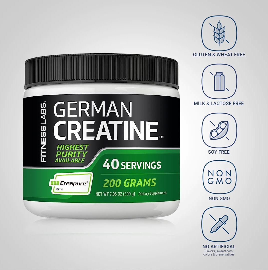German Creatine Creatina Sello Creapure Monohidrato