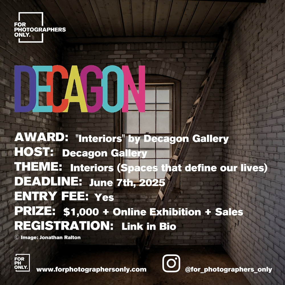 Decagon Gallery - "Interiors" Online Photography Exhibition