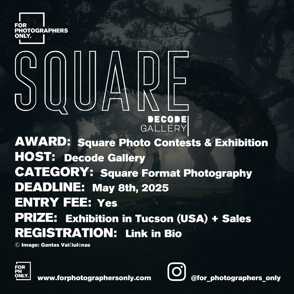 Decode Gallery - Square Photography Contest and Exhibition