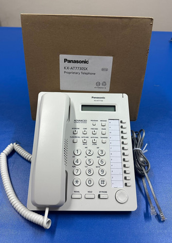 KX-AT7730X โทรศัพท์ Panasonic แบบ อนาล็อคคีย์ รุ่นใหม่ (สีขาว ...