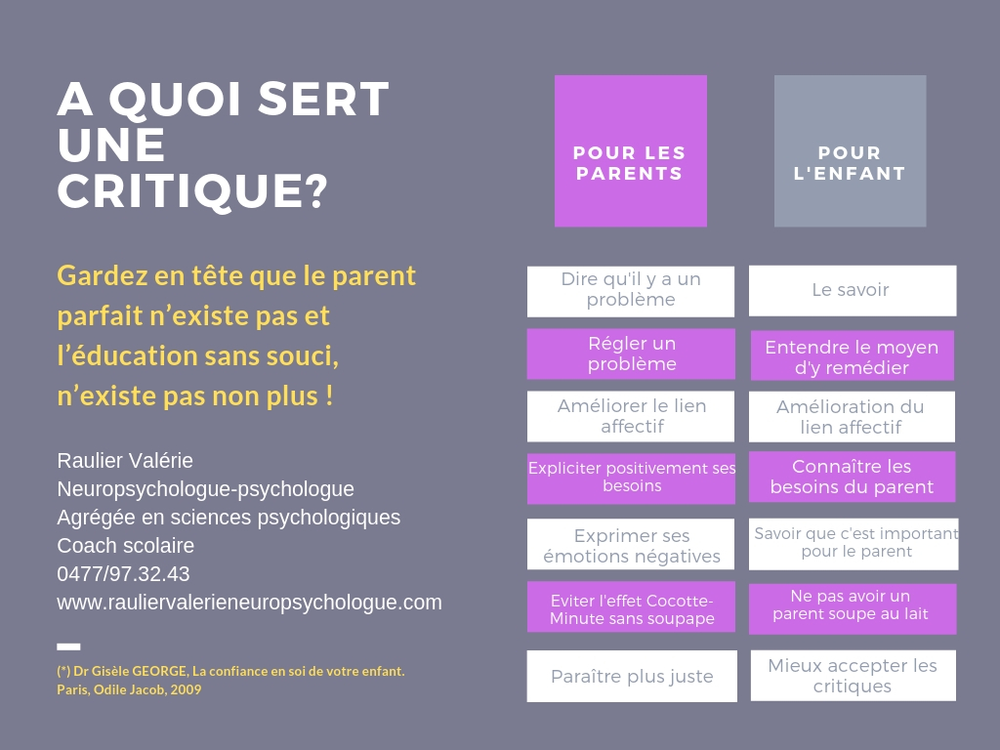 A quoi sert une critique?