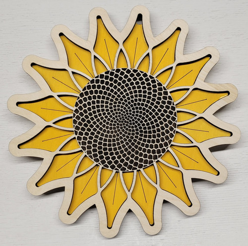 Sunflower Trivet | woodenalchemy