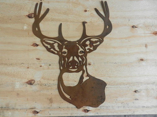 Rusty Metal Stag Head | Rusty Rooster