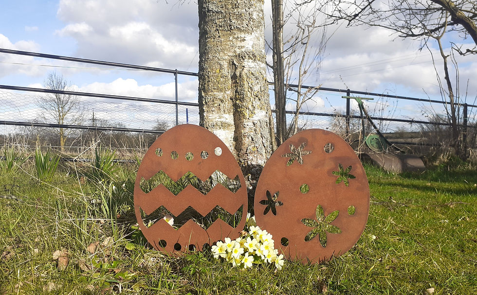 Rusty metal garden art | Rusty Rooster