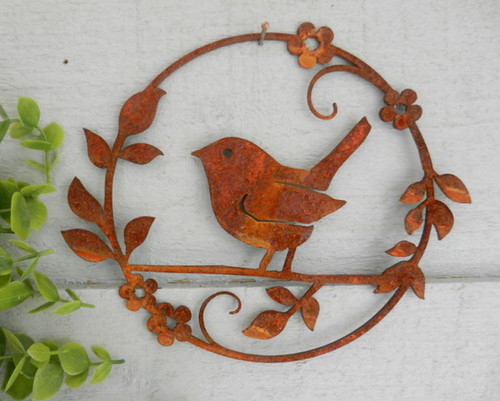 Rusty Wren Wall Decor | Rusty Rooster