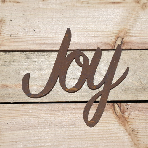 Rusty 'Joy' sign | Rusty Rooster
