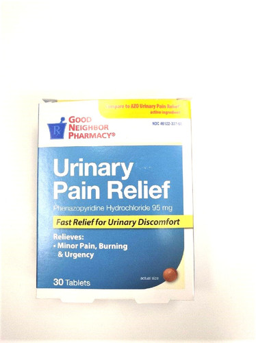 Urinary Pain Relief (Phenazopyridine 95mg) 30's | islandpharmacytci