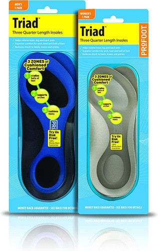 Triad Insoles Three Quarter Length | islandpharmacytci