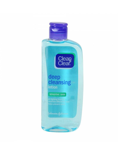 Clean & Clear Deep Cleansing Lotion for Sensitive Skin 200ml ...
