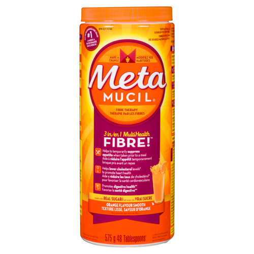 Metamucil 4-in-1 Fiber Real Sugar 861g | islandpharmacytci