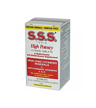 SSS Tonic High Potency 20's | islandpharmacytci
