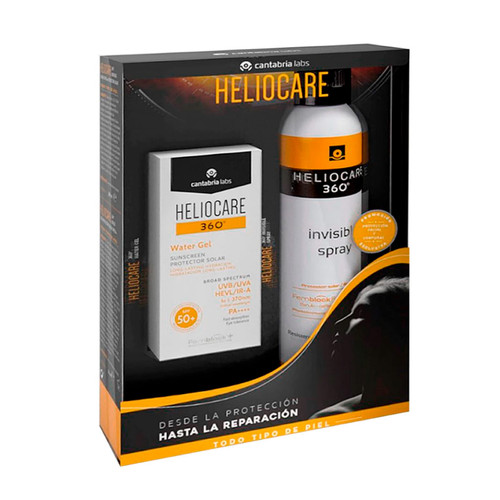 Pack Heliocare 360° Invisible Spray SPF 50+ + Heliocare 360° Water Gel+ ...