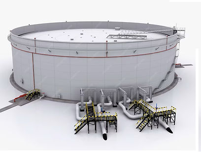 Floating roof storage tanks design engineering services| Wisdom Engineering