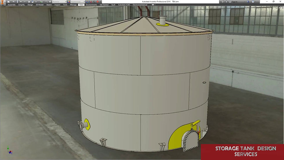 Fixed, dome roof storage tanks design consultancy firm | Wisdom Engineering