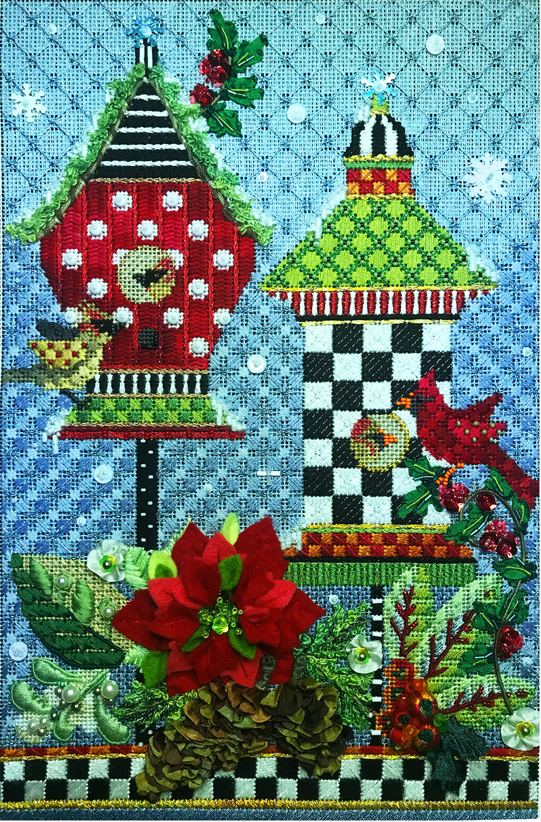 Needlepoint Stumpwork | Kelly Clark Studio, LLC