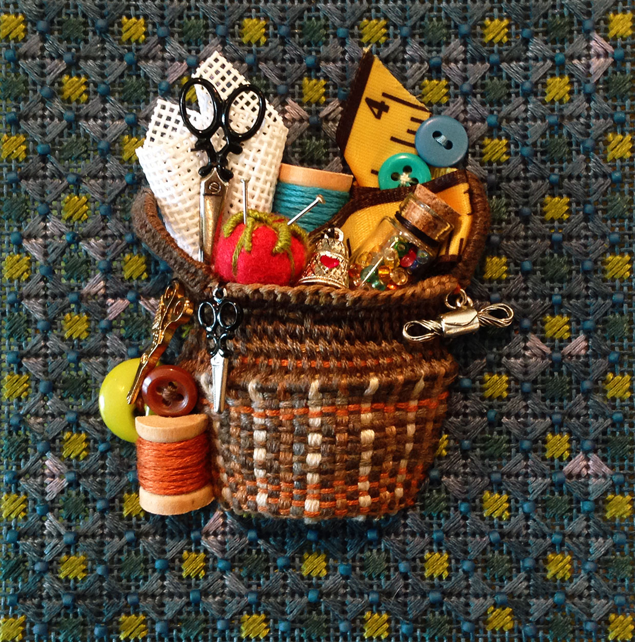 Needlepoint Stumpwork | Kelly Clark Studio, LLC