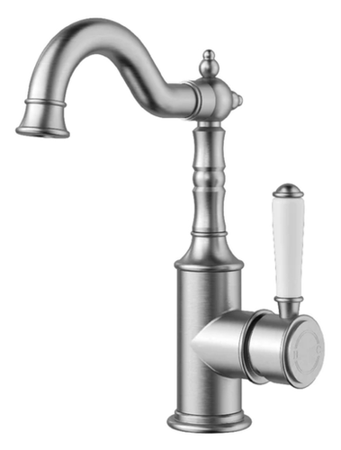 Clasico Range-Traditional Basin Mixer- White Ceramic Handle | InStyle ...