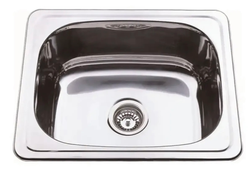 Stainless Steel- 35 Litre Laundry Tub 555(L) x 455(W) x 200(H)mm with 2 ...