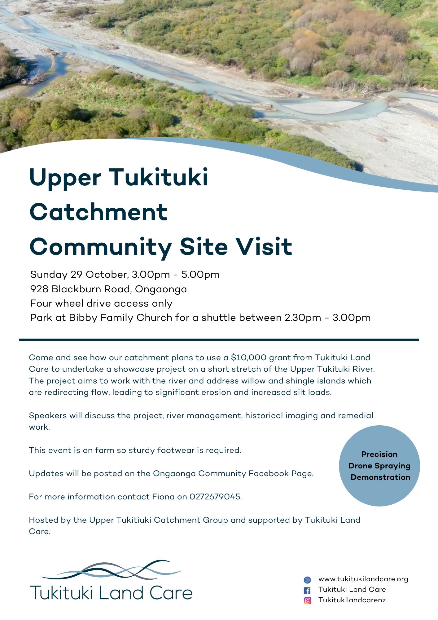 Upper Tukituki Community Site Visit