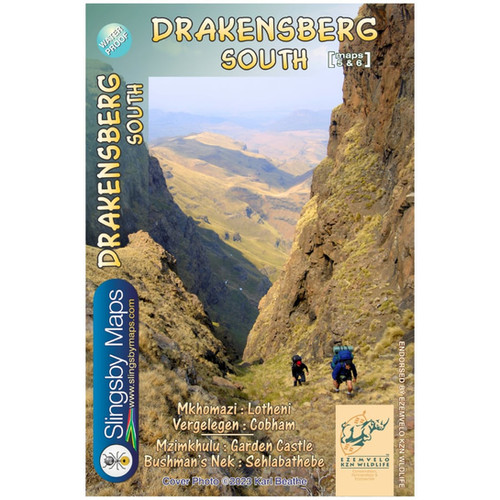 Slingsby Drakensberg Map South | Bush and Bundu