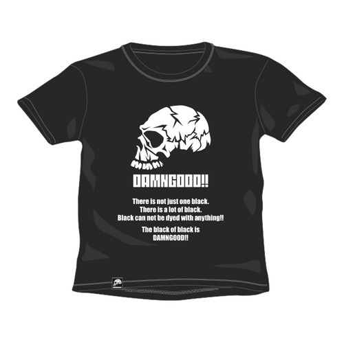 DAMNGOOD!! FRONT SKULL T-shirt | DAMNGOOD!!