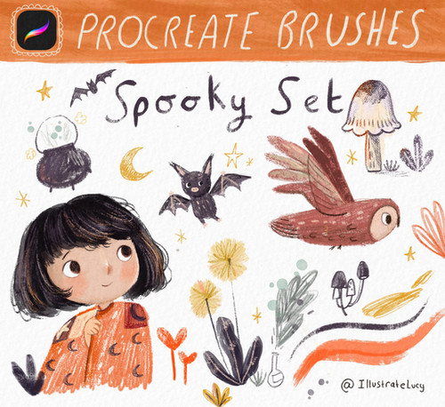 Spooky Set - Expansion Brush Pack | lucyillustrates