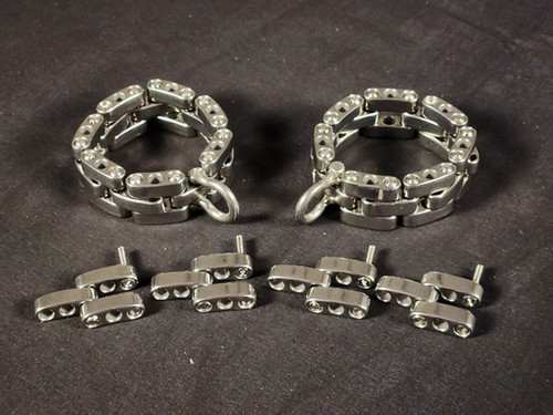 Steel Wrist Cuffs (One Color) | houseofwolfram
