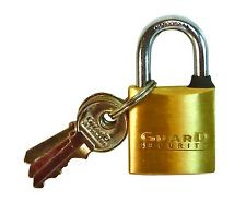 Single Miniature Brass Padlock | houseofwolfram
