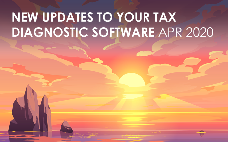 NEW Updates to your tax diagnostic software