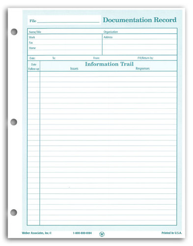 Jr. Documentation Records | Weber Motivation