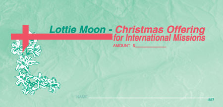 Lottie Moon | lifewayenvelopes