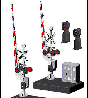 DZ-1010 Crossing Gate Set | O or S gauge | ZSE