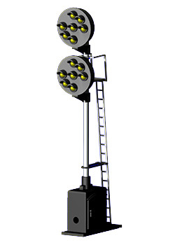 DZ-1060V-2 7-light Pennsy signal w/dual heads |O gauge | Z-Stuff