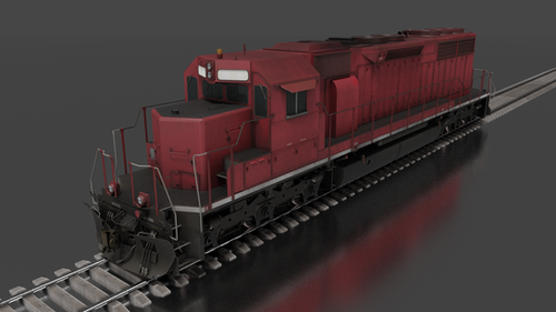 CP SD40A 6400 ( #6406-#6410 ) -DF ver.- | Flamerailzzz Trainz