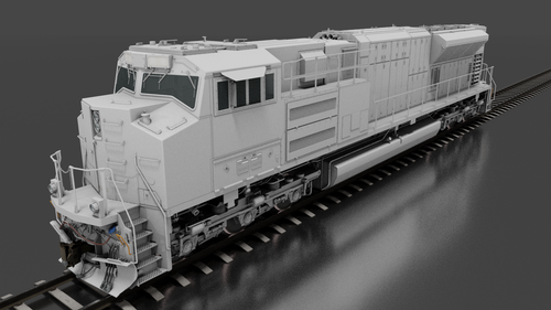 Blank SD70ACe-T4 DIY Reskin Pack | Flamerailzzz Trainz