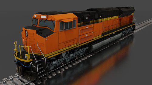 EMDX SD70ACe-T4P4 1600 -BNSF concept Ver.- | Flamerailzzz Trainz