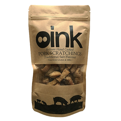 Artisan Salted Pork Scratching Pouch | The Oink Company