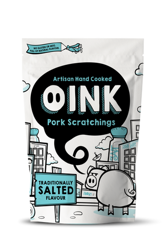 Artisan Salted Pork Scratching Pouch | The Oink Company