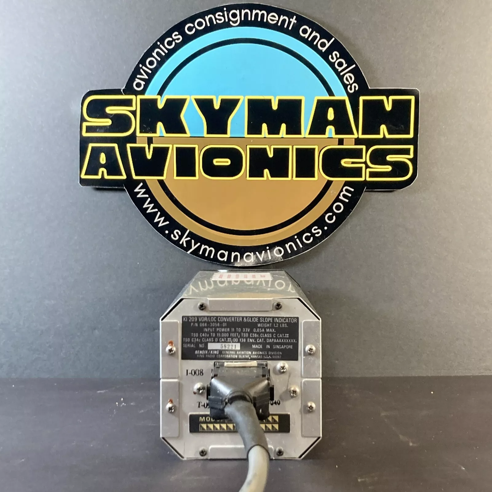 Bendix King KI 209 VOR/LOC/GS Indicator | Skyman Avionics
