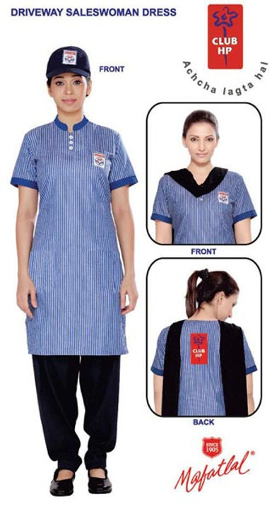 Petrol Pump Uniforms for Ladies are available