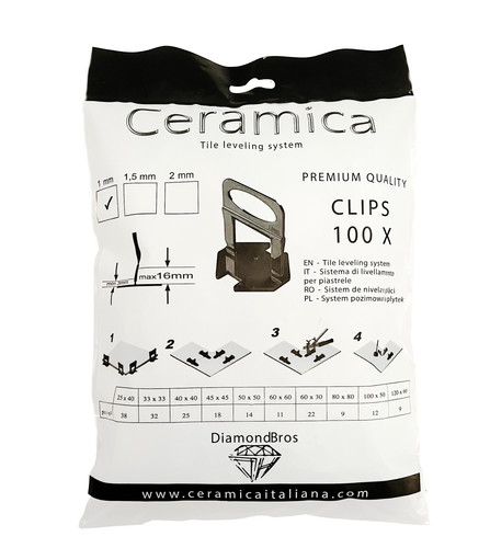 Set 100 clipsuri pentru pene | Ceramica