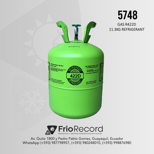 GAS R422D 25LB REFRIGERANT | Friorecord S.A.