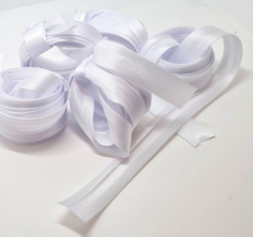White Bias Binding (5mtr Pack) | sewstitchy2