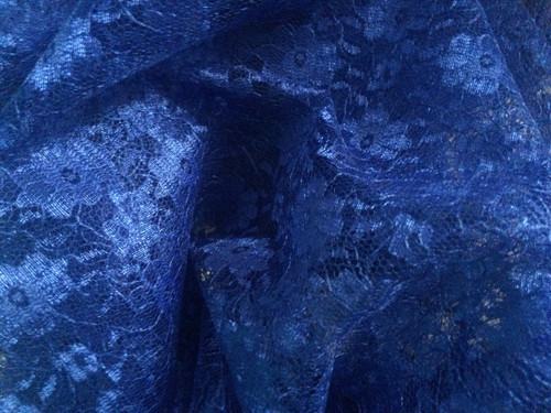 Royal Blue Flower Lace | sewstitchy2