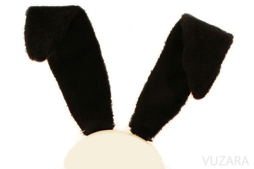 Black Bunny Ears - Poseable Cosplay Ears | Vuzara.com