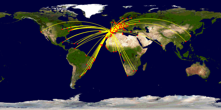 Route Database | TAP Air Portugal VA