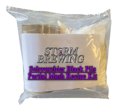 Schwarzbier Black Pilsner Partial Mash Recipe Kit | Storm Brewing