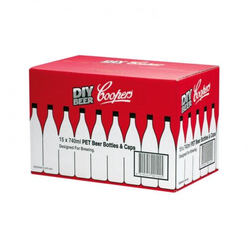 Coopers - 740ml PET Beer Bottles (Box of 15) | Storm Brewing