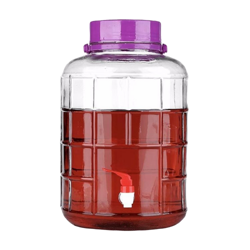 Carboy - 5L Wide Neck w/ Tap (Glass) | Storm Brewing