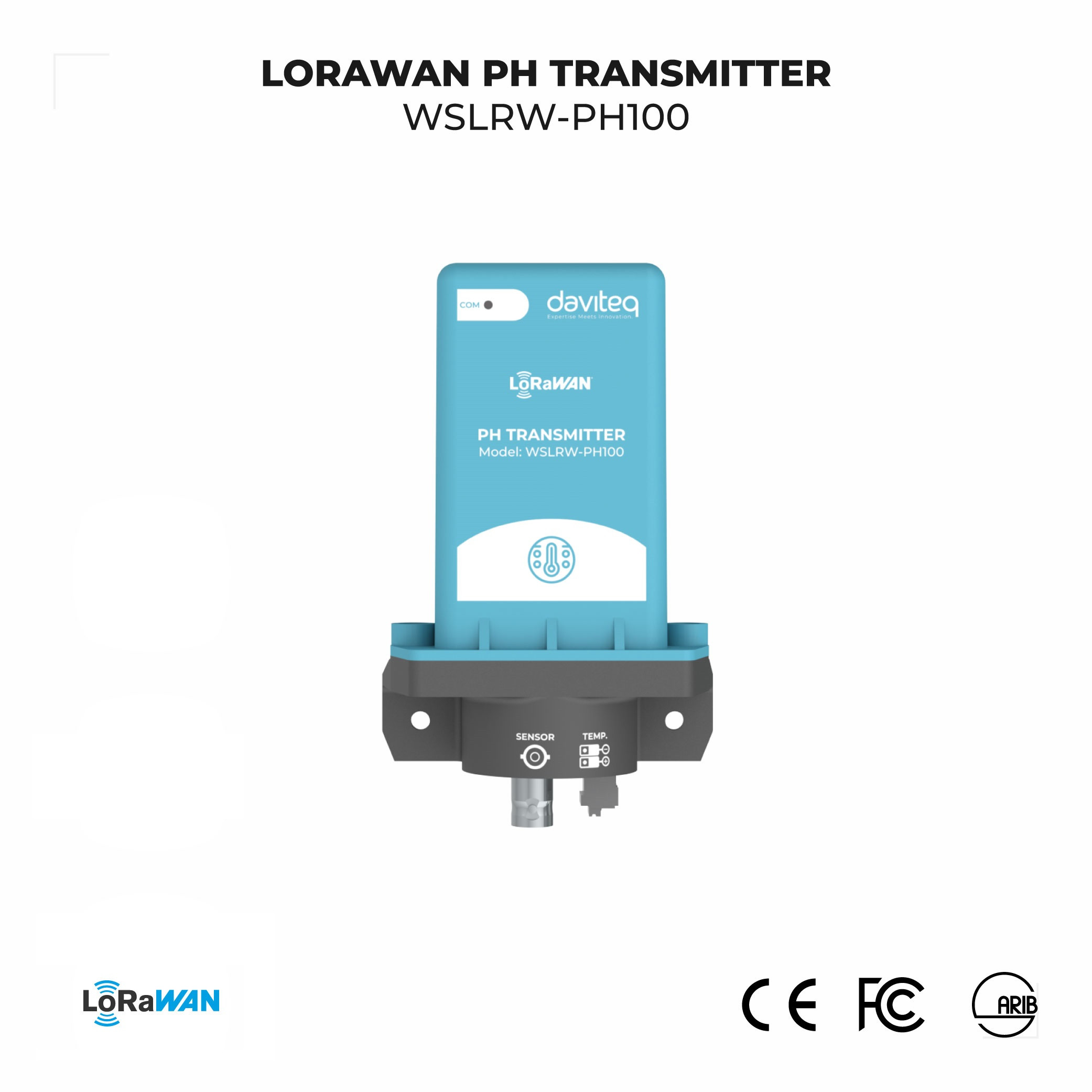LoRaWAN pH Transmitter for Remote Water and Wastewater Monitoring